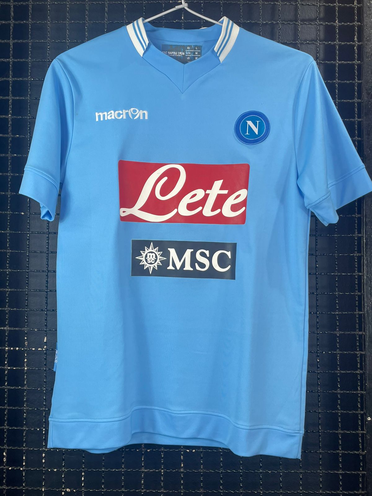 Camisa Napoli Macron 2013 - Memorias do Esporte
