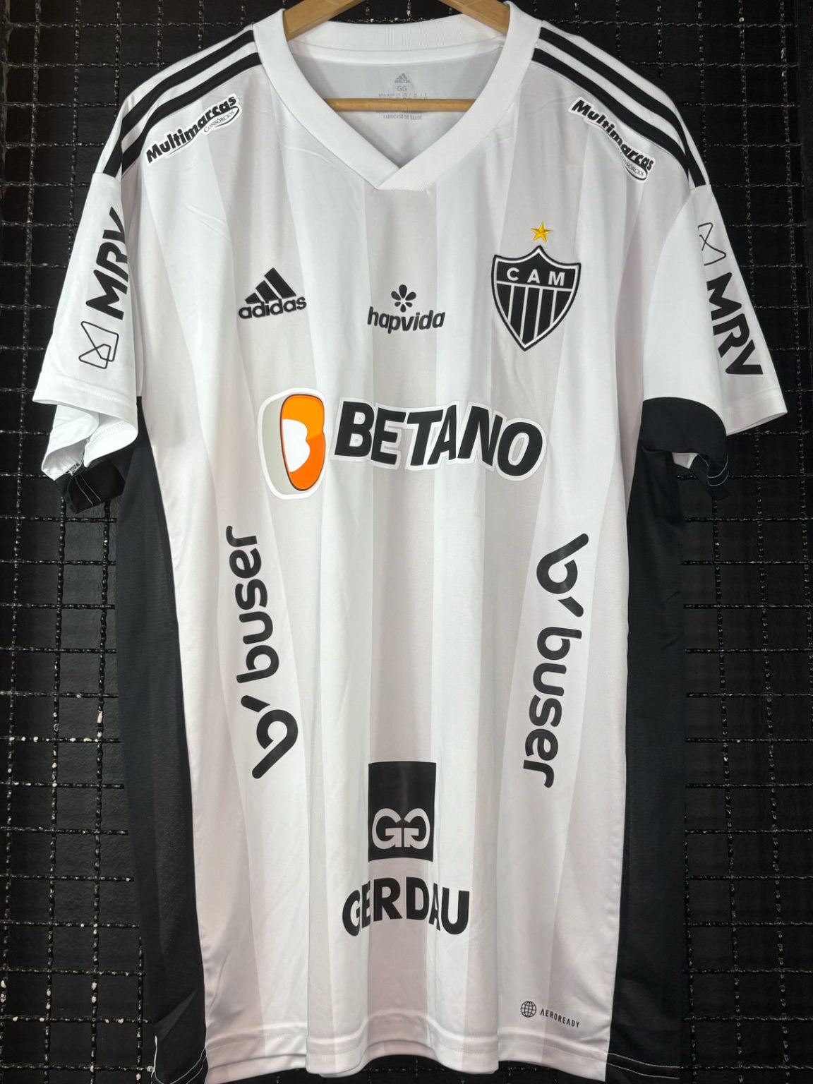 Camisa Atlético Mineiro Adidas 2022 Guilherme Arana branca - Memorias ...