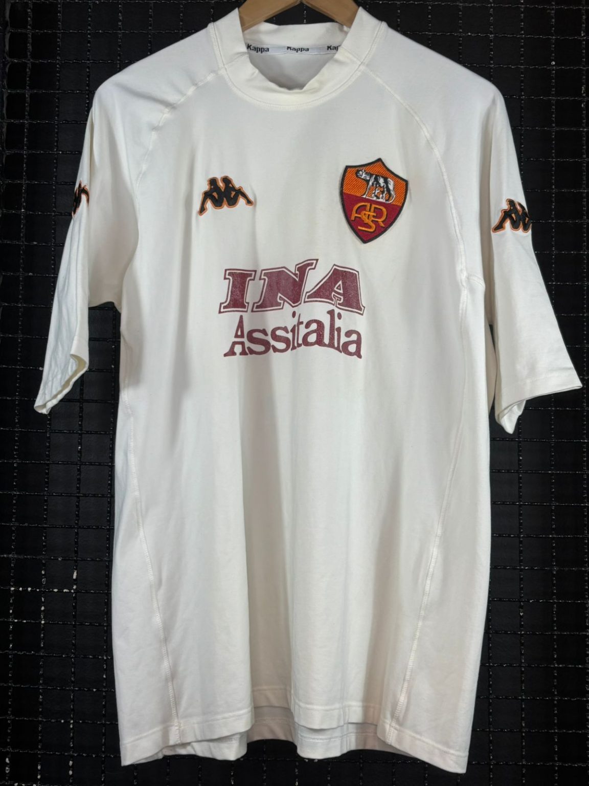 Camisa Roma Kappa 2001 Mauro Batistuta - Memorias do Esporte