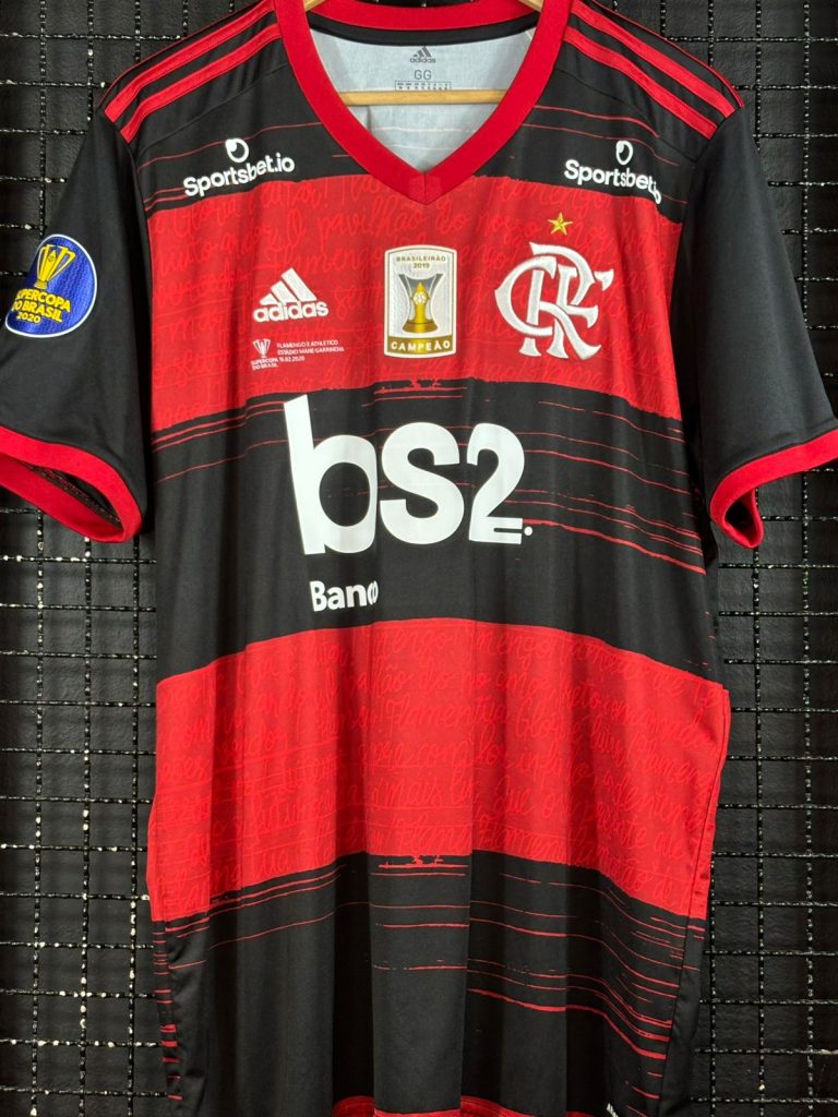 Camisa Flamengo Adidas 2020 Supercopa do Brasil Pedro - Memorias do Esporte