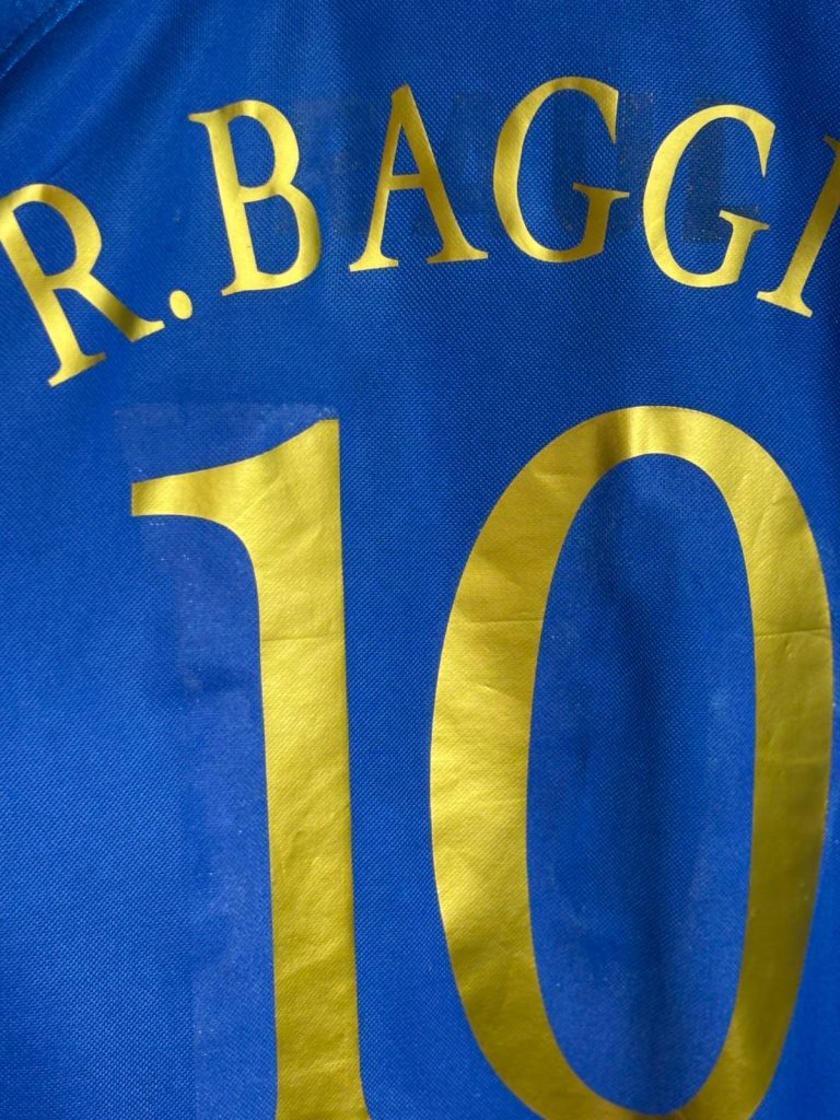 Camisa Itália Puma 2004 Roberto Baggio - Memorias do Esporte