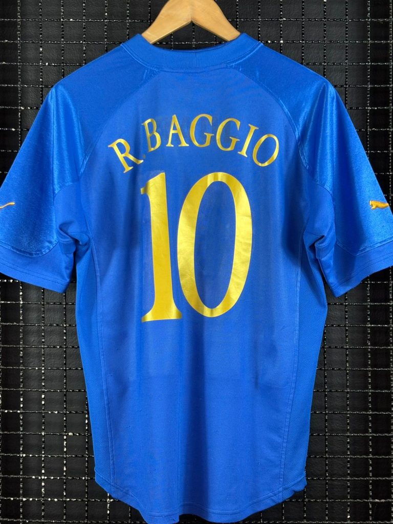 Camisa Itália Puma 2004 Roberto Baggio - Memorias do Esporte